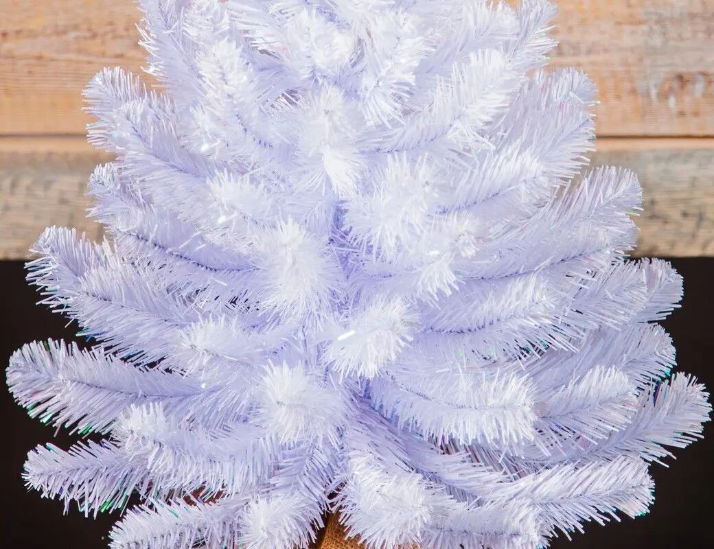 Искусственная белая елка Исландская белоснежная в мешочке 60 см, ПВХ, Triumph Tree