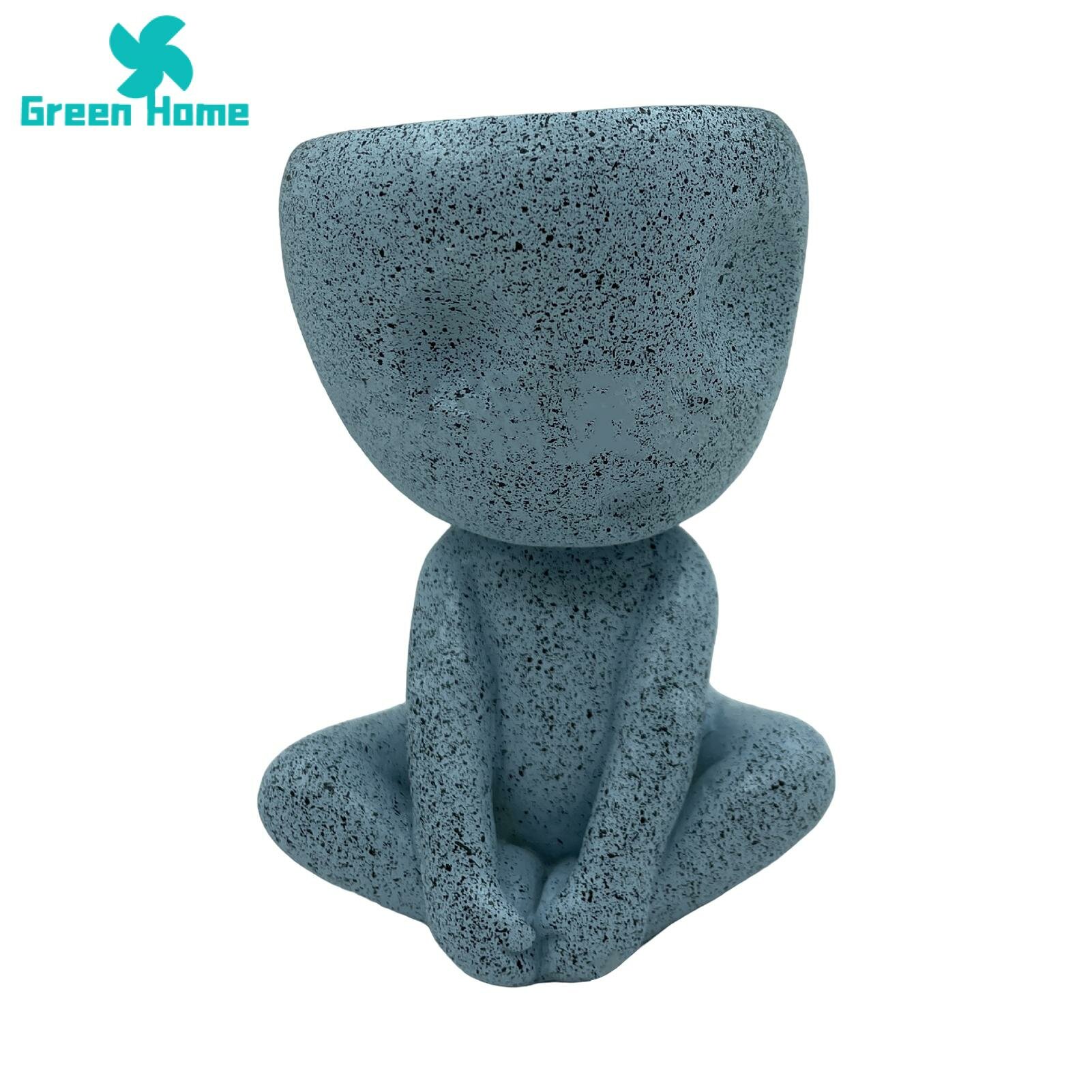 Зеленый домашний цветочный контейнер, небьющийся, креативный светящийся цветочный горшок, садовые аксессуары