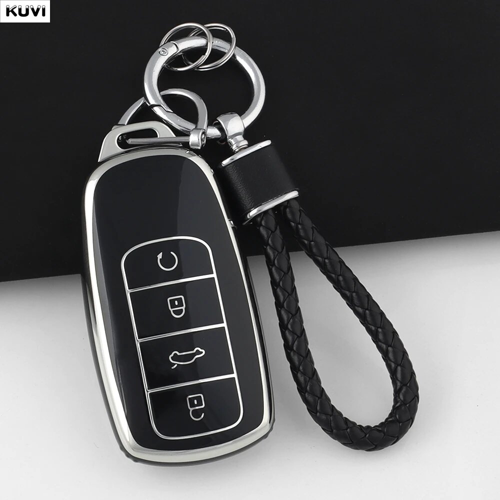 Модный Чехол Для Смарт-ключа Автомобиля Из ТПУ Для Chery Tiggo 8 Pro 8 Plus 5 Plus 7 Pro Max Omoda 5 C5-прочная Защита Breloque