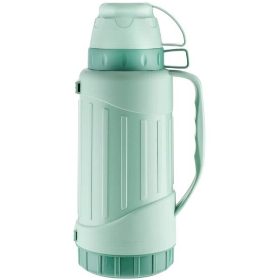 Термос Diolex 1800 мл, пластик, стеклянная колба, зеленый (DXP-1800-G)