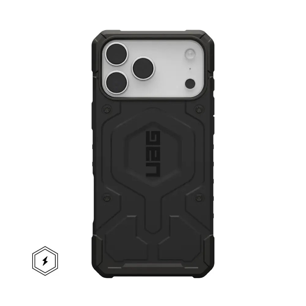Чехол с поддержкой Магсейф Uag Pathfinder для iPhone 17 Pro 6.3", цвет черный (Black)