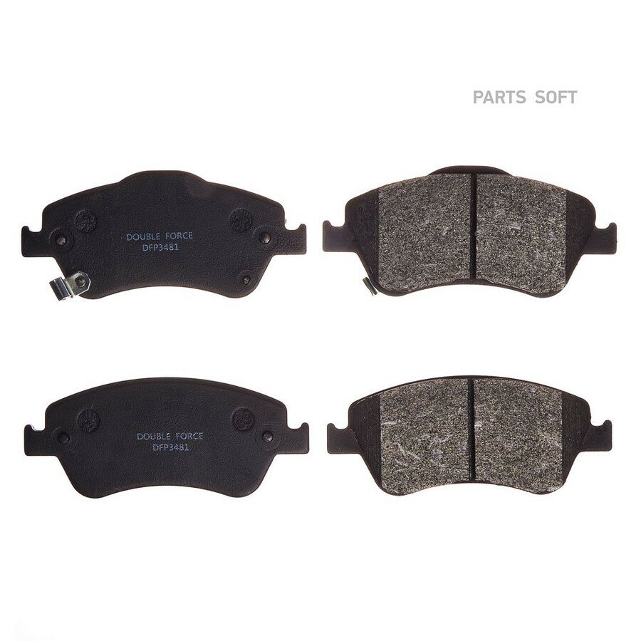 Колодки тормозные дисковые передние Double Force DOUBLE-FORCE DFP3481 | цена за 1 шт