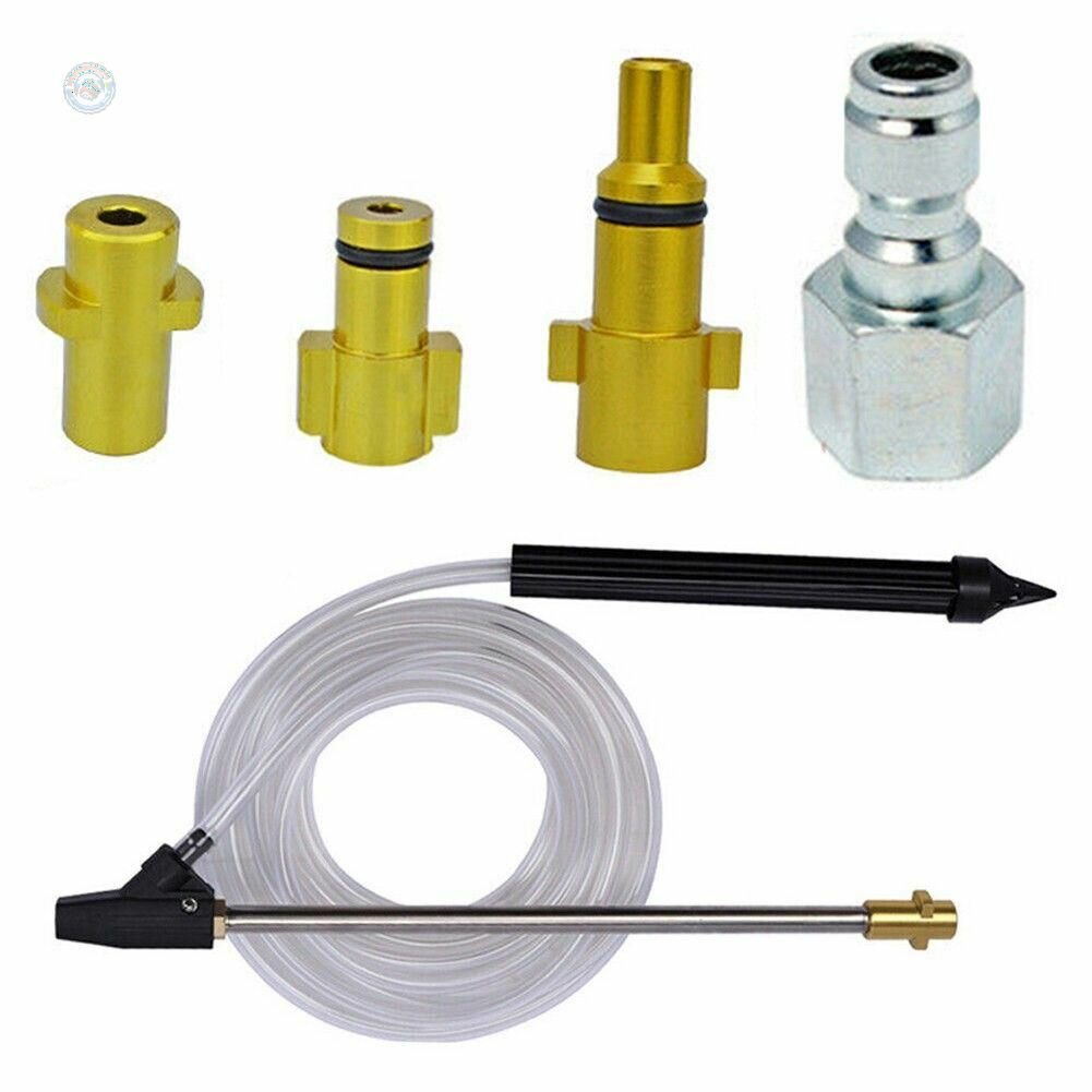 Комплект для влажной пескоструйной очистки, насадка-абразив для мойки высокого давления, удаляет ржавчину и старую краску с бетона, металла, кирпича