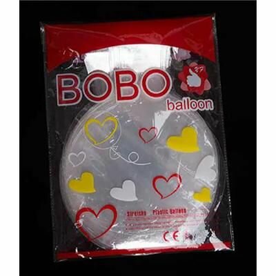 Воздушный шар КНР "Bubble Bobo Сфера", без рисунка, прозрачный, 20 дюймов