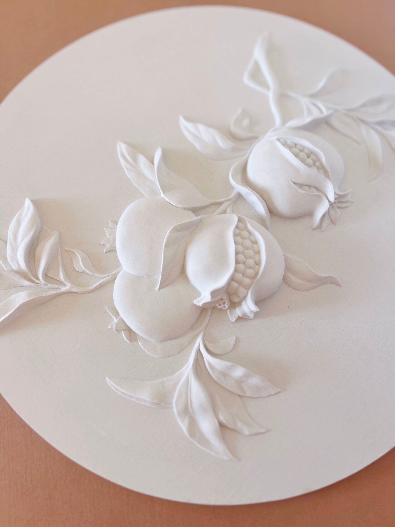 Гипсовое панно Гранат