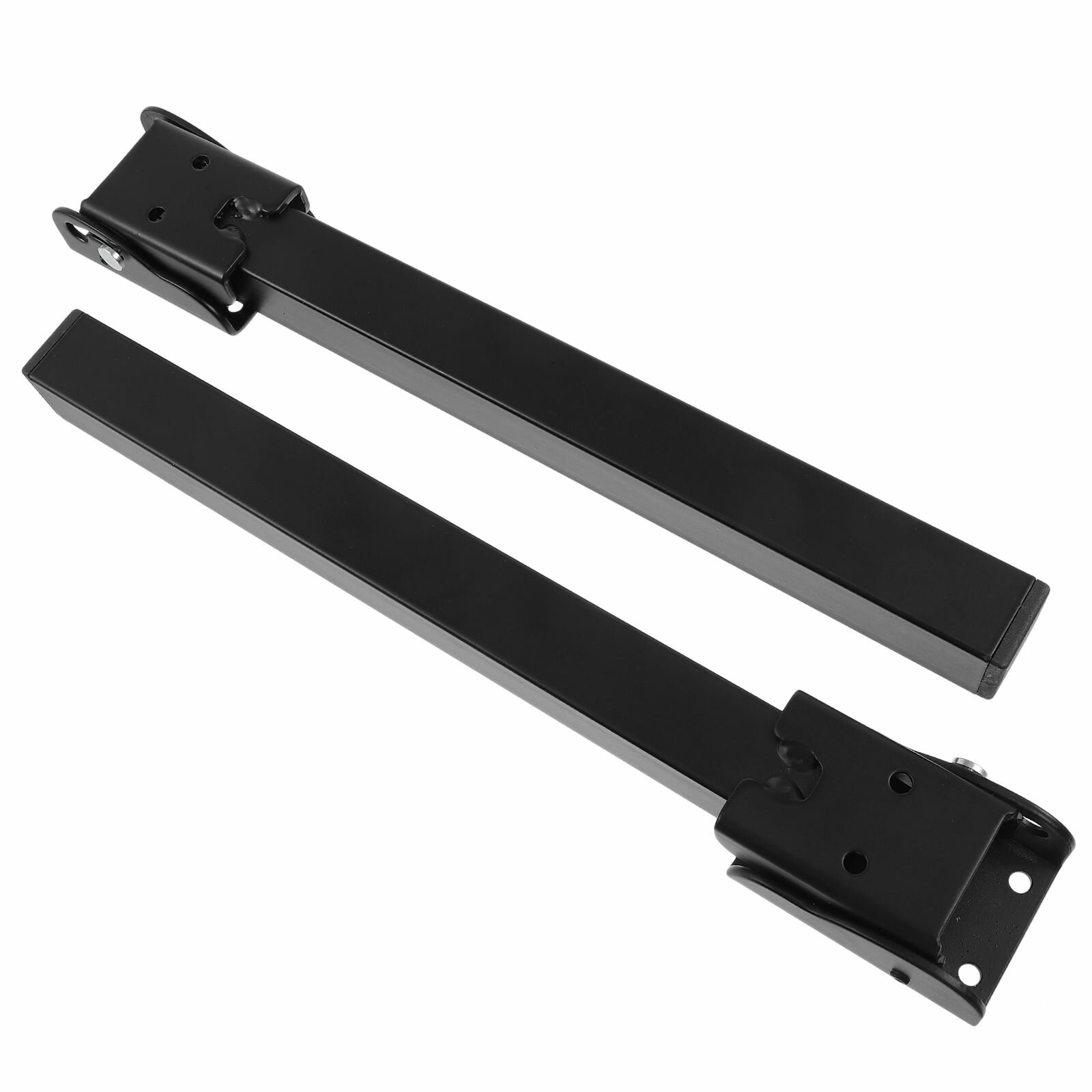 Стальные складные ножки для дивана с самофиксацией, черного цвета, набор из 2 шт, для мебели дома