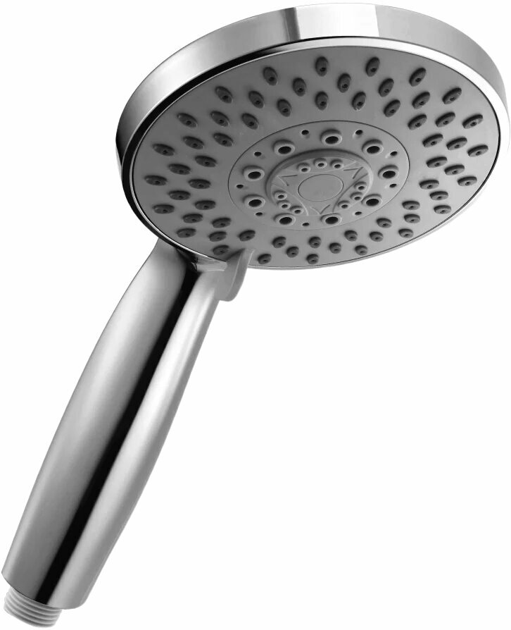 Душевая лейка Lemark LM0315C 5 режимов, лейка для душа, хром, серая, глянцевая, круглая