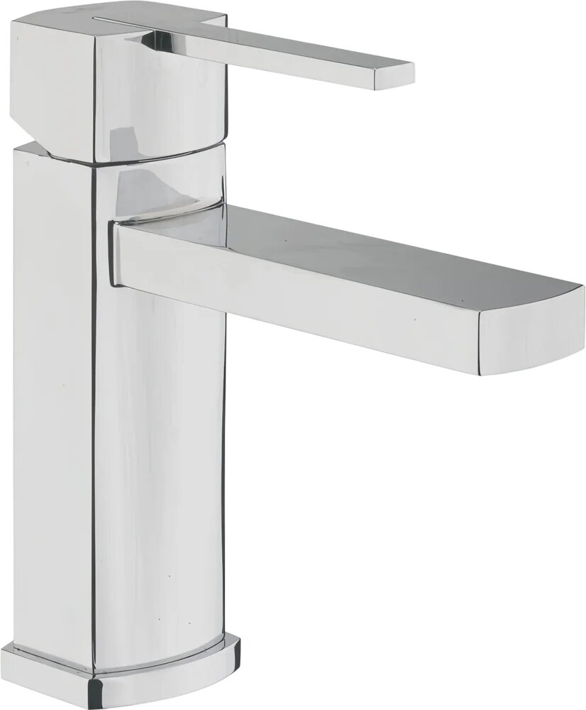 Смеситель для раковины Webert Azeta New Azeta New AA830102015 хром, глянцевый, кран для ванной в раковину, из латуни, рычажный, с керамическим картриджем, с функцией экономии расхода, с донным клапано