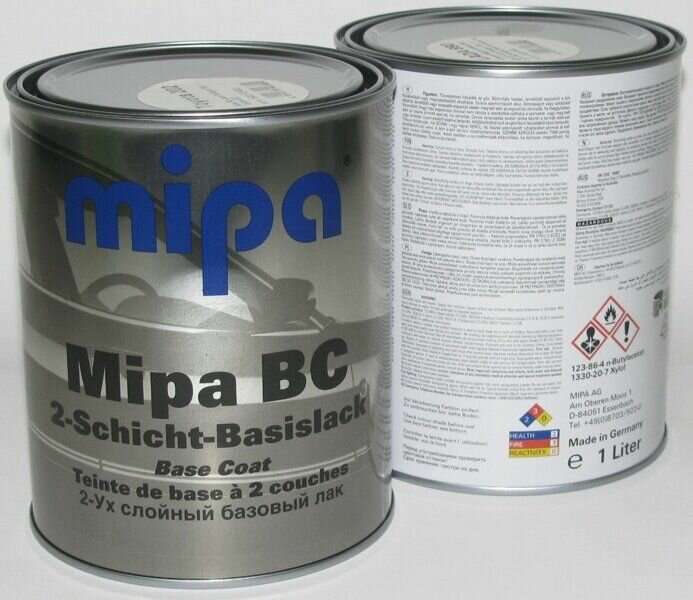 MIPA BC 2-Schicht-Basislack краска базовая Toyota 040 белая база, 1л