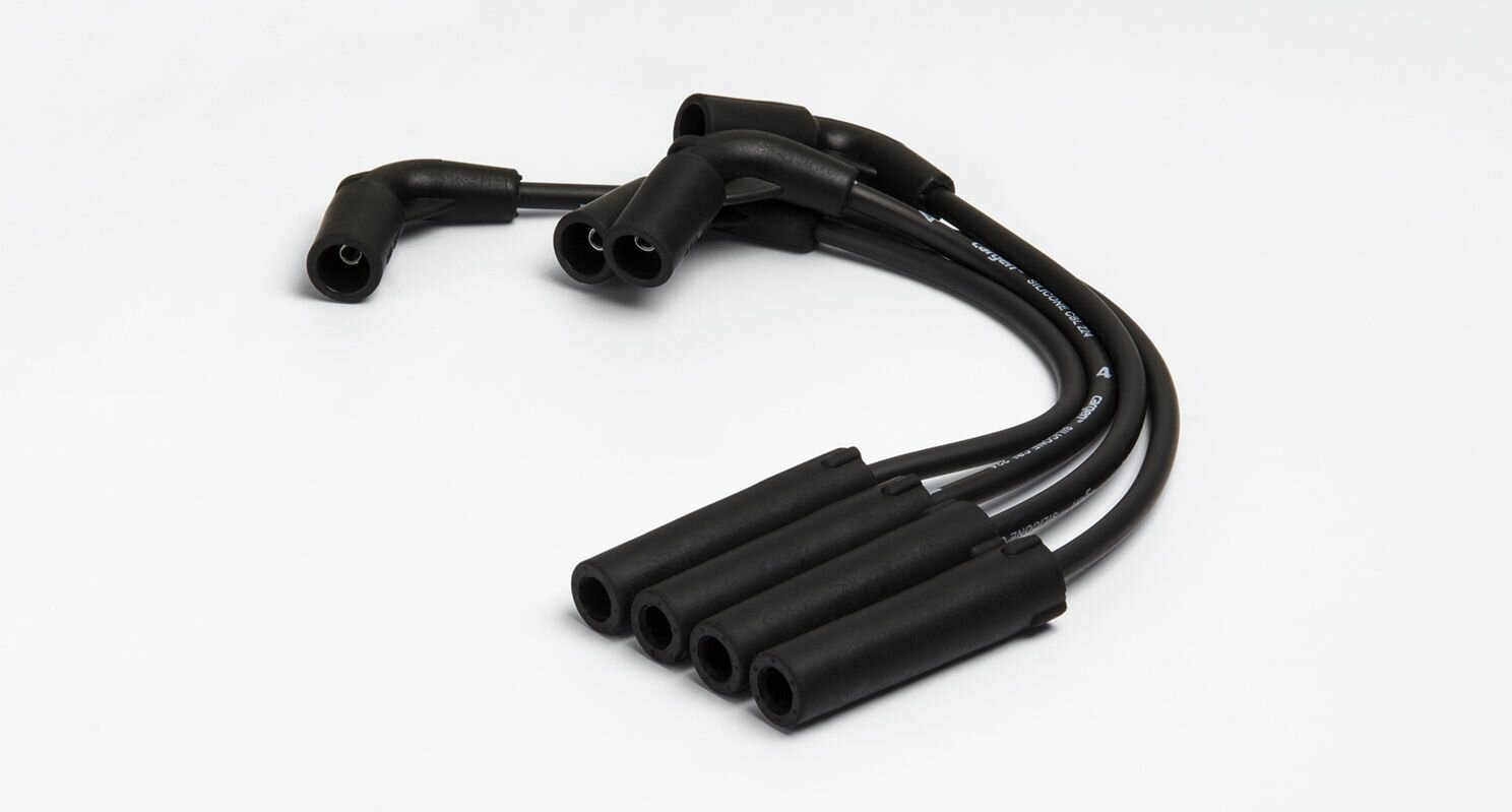 Провода свечные высоковольтные бронепровода 3302-Бизнес, УАЗ 4216 дв. Eвро-3 "Cargen" силикон (к-т) (Г-образный)