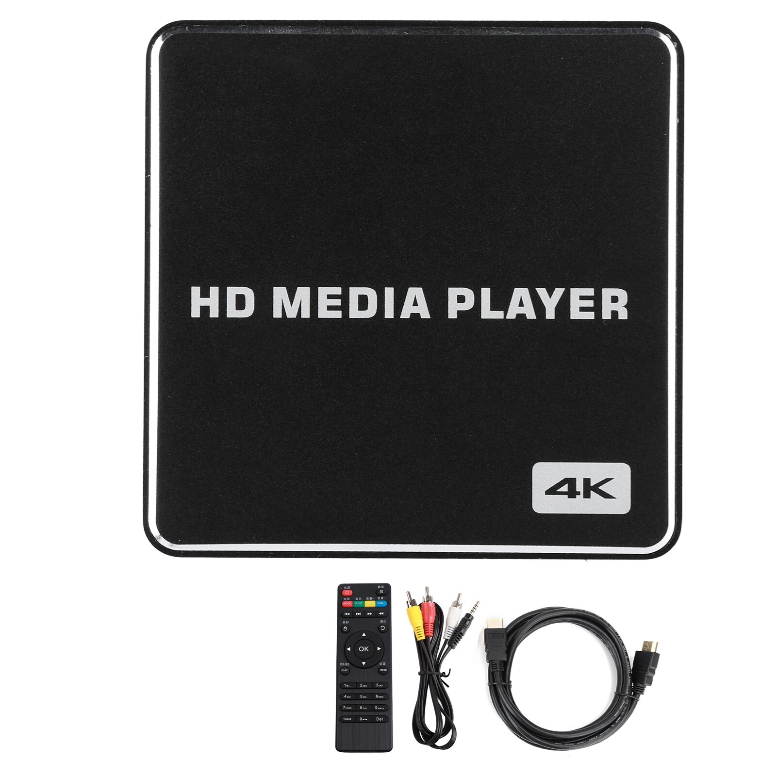 Mini Full High Definition 1080P USB Media Box 4K Player 100‑240V