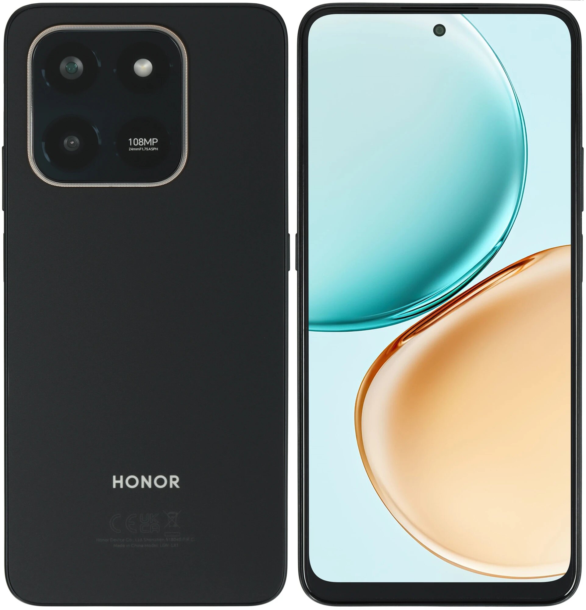 Смартфон Honor X7d 6/128GB, черный