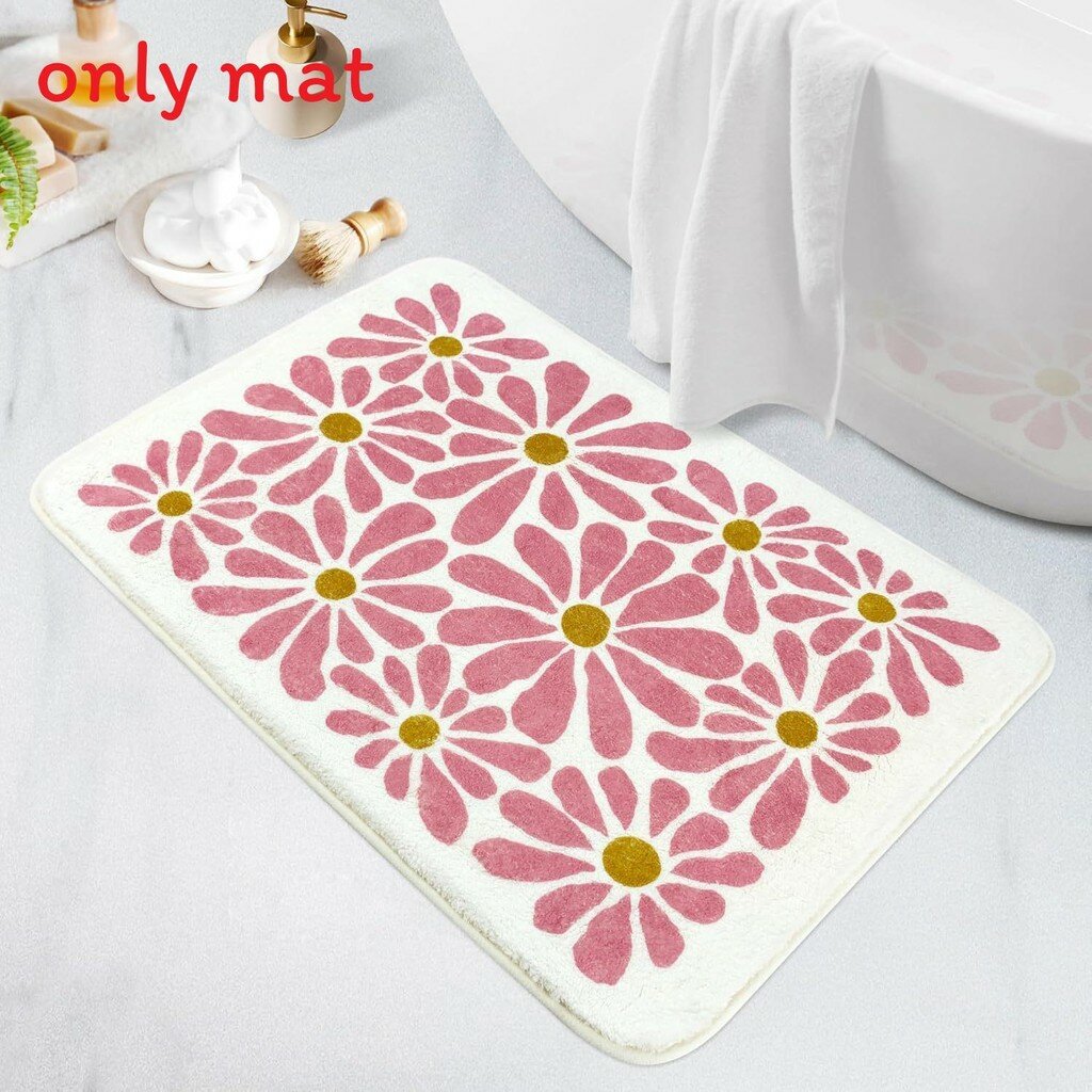Ковровое покрытие мягкая цветочная узорчатая впитывающая коврик для пола для спальни или гостиной размер 2