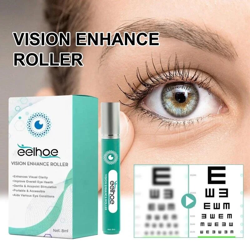 Ролик для глаз Enhance Vision Clearer Vision Roller для мужчин Средство для ухода за зрением против усталости Улучшенное зрение Улучшение зрения