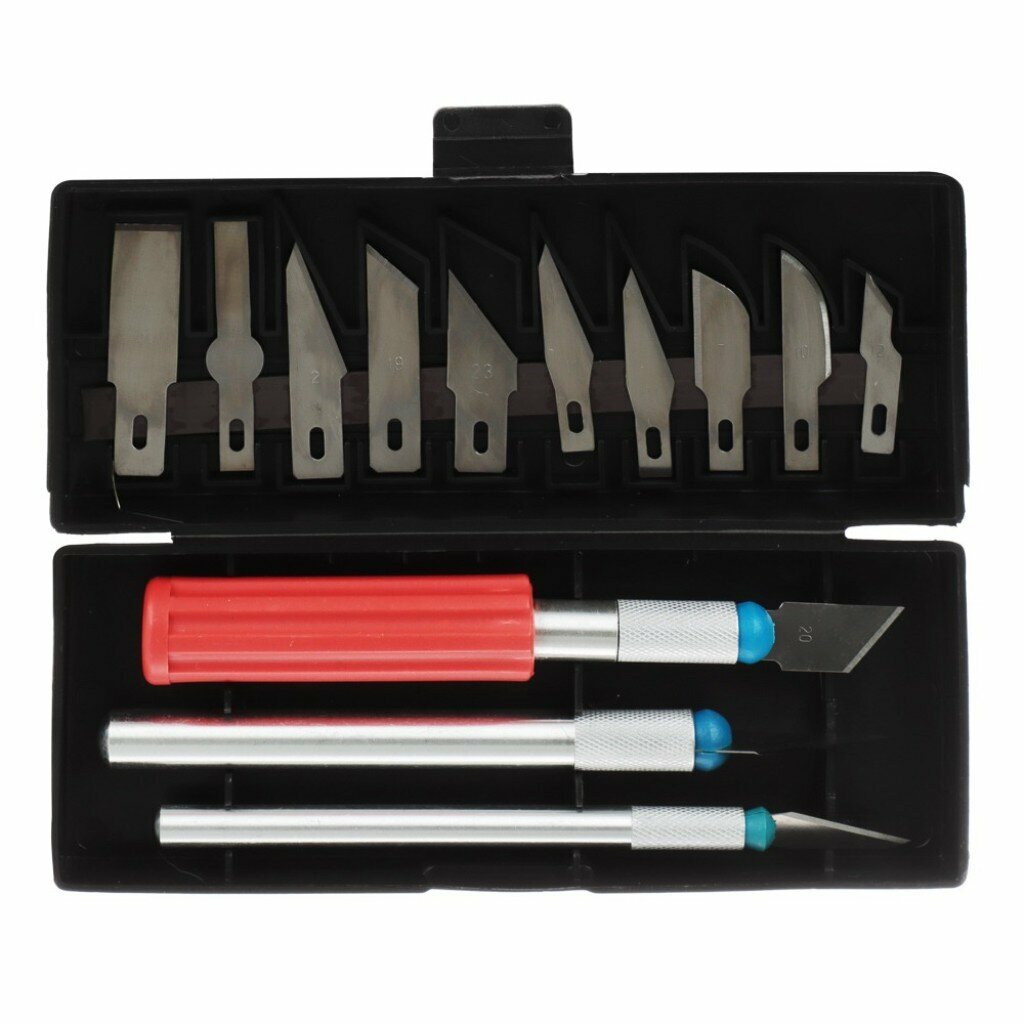 Набор ножей для резьбы по дереву, 13 предметов, Китай, Рокот