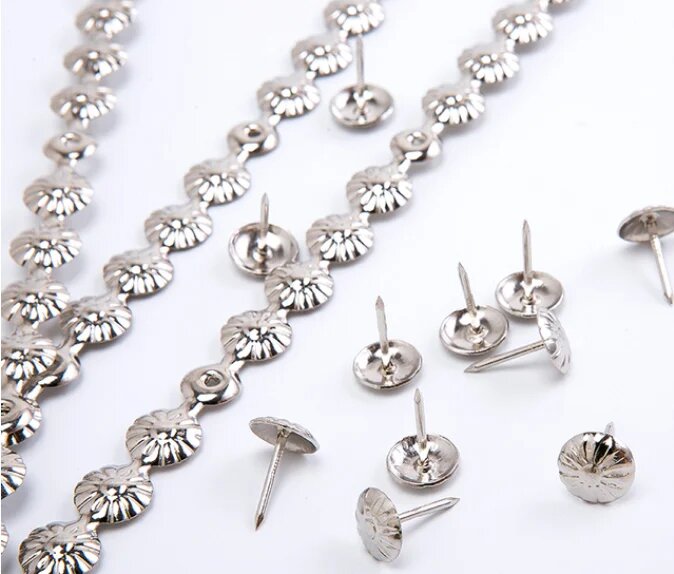 XIPEIYI декоративные гвозди для обивки 11 мм 9,5 мм silver flower