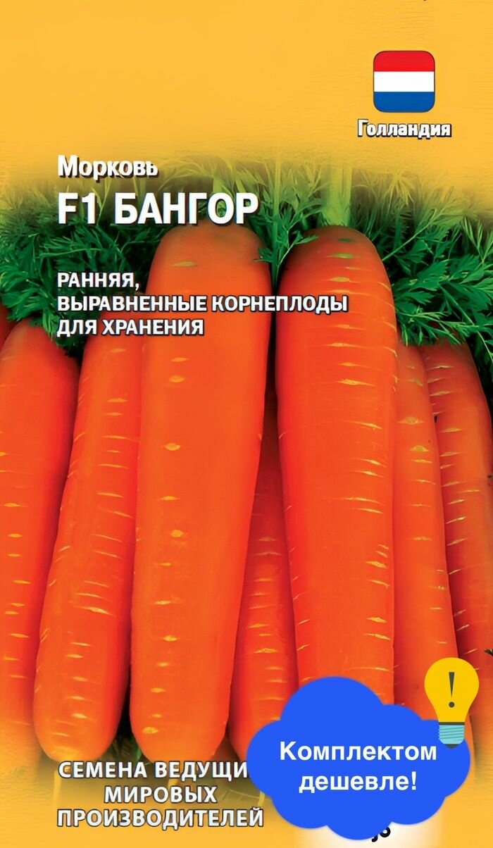 Морковь Бангор F1 (Голландия)