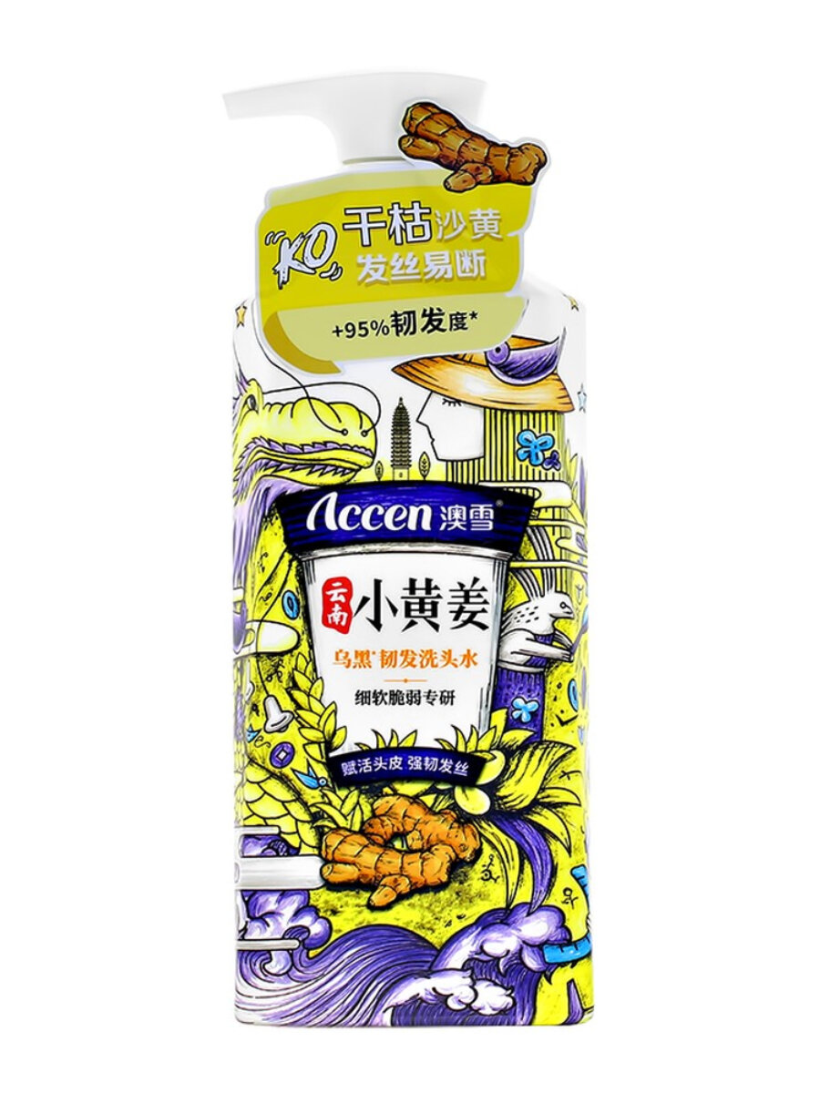 Шампунь для волос ACCEN GINGER с имбирем укрепляющий, 500 мл