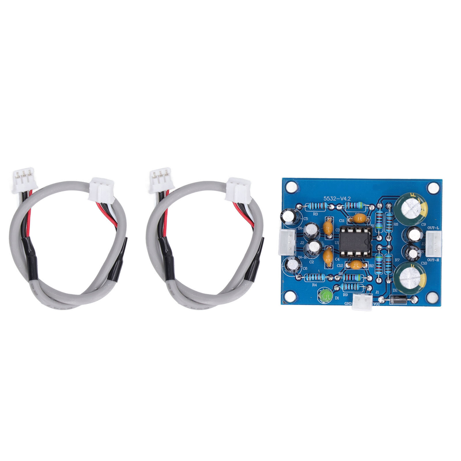 Плата предусилителя звука на микросхеме NE5532, для замены/апгрейда