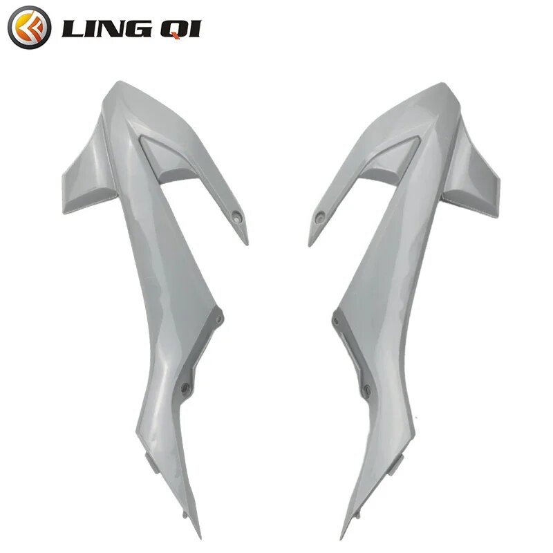 LING QI мотоциклетный боковой брызговик, обтекатель корпуса, пластиковый чехол, комплект крыльев для Китая, KT50, мини-грязевой питбайк, SENIOR JUNIOR Белый, серый