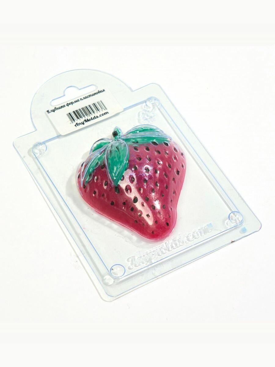 Клубника молд из толстого пластика