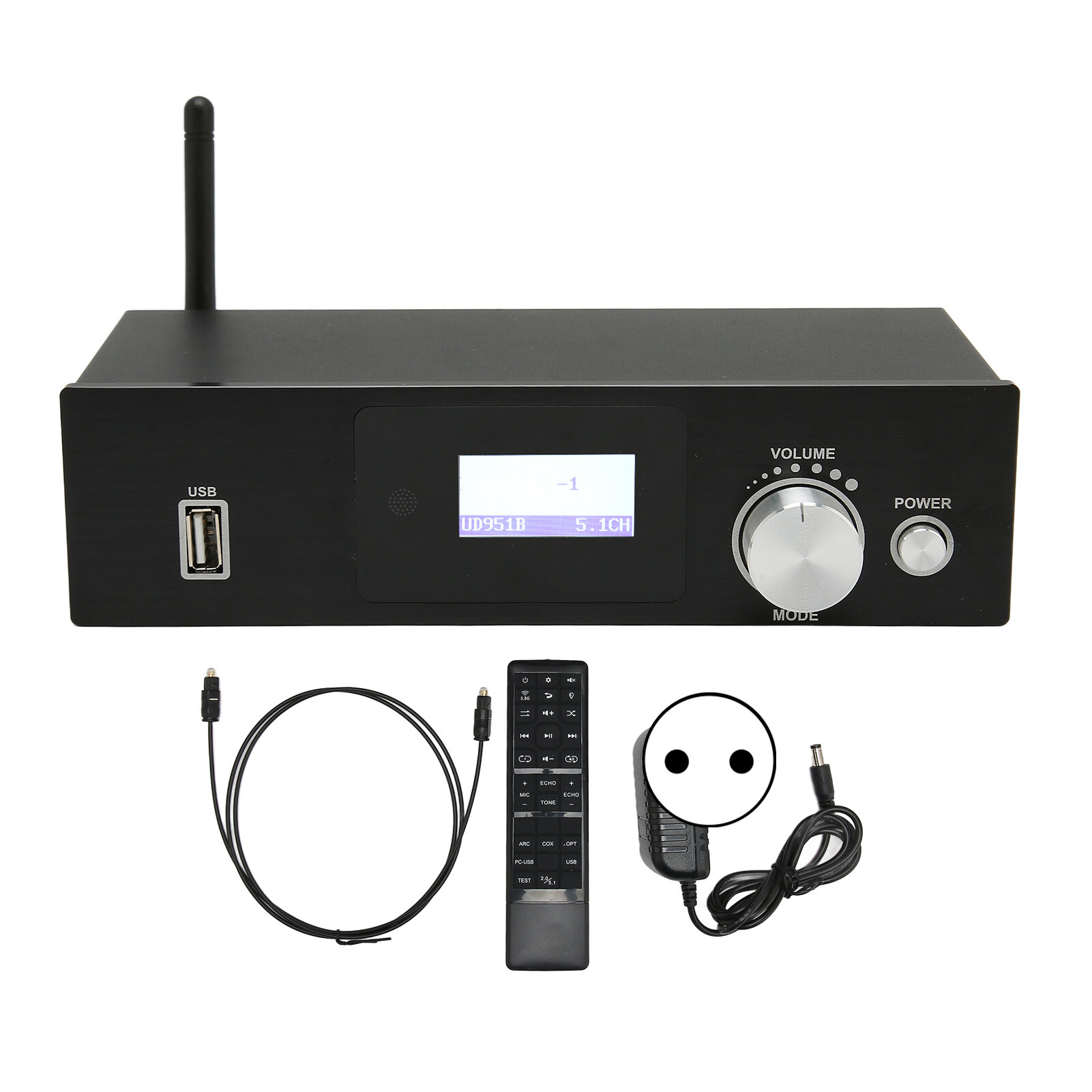 HDMI аудиодекодер 3x1, декодер объемного звука 5.1, сепаратор-конвертер для DTS, AC3, вилка EU, 100-240В