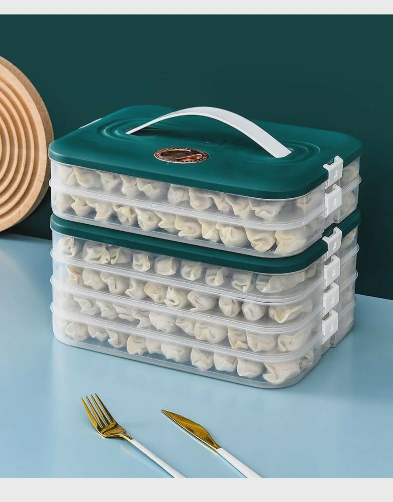 Контейнер для хранения и заморозки с крышкой пластиковый