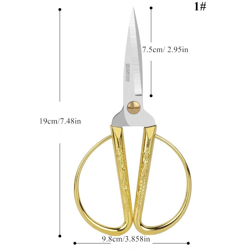 Золотые ножницы портновские Scissors Type 1