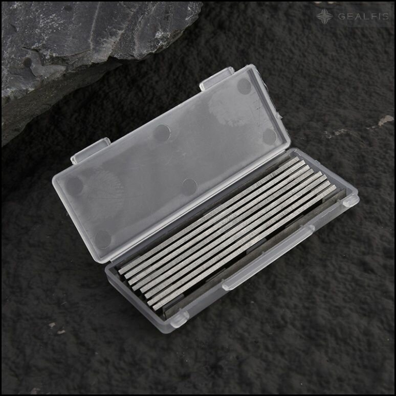 Ножи для электрорубанка 82 мм, двухсторонние, HSS M2 (6542), 10 шт