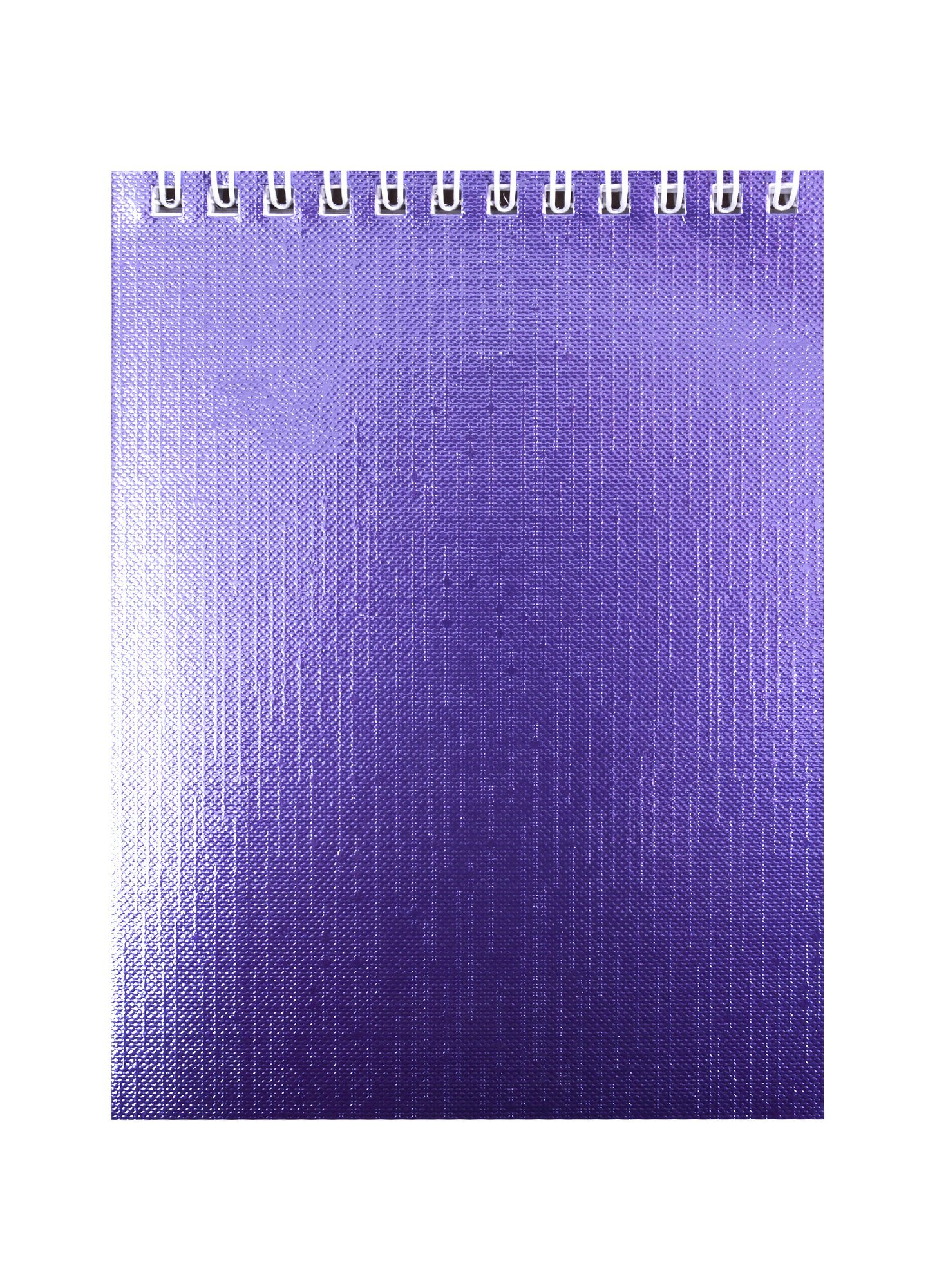 Блокнот "METALLIC", А6, 40 листов, клетка, фиолетовый