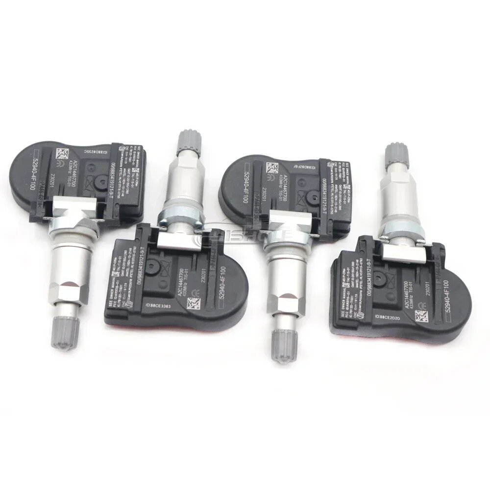 4 шт. автомобильный датчик давления в шинах TPMS 52940-4F100 для Hyundai Grand Starex 2015-2017 Maxcruz 433 МГц 529404 F100 52940 4F100