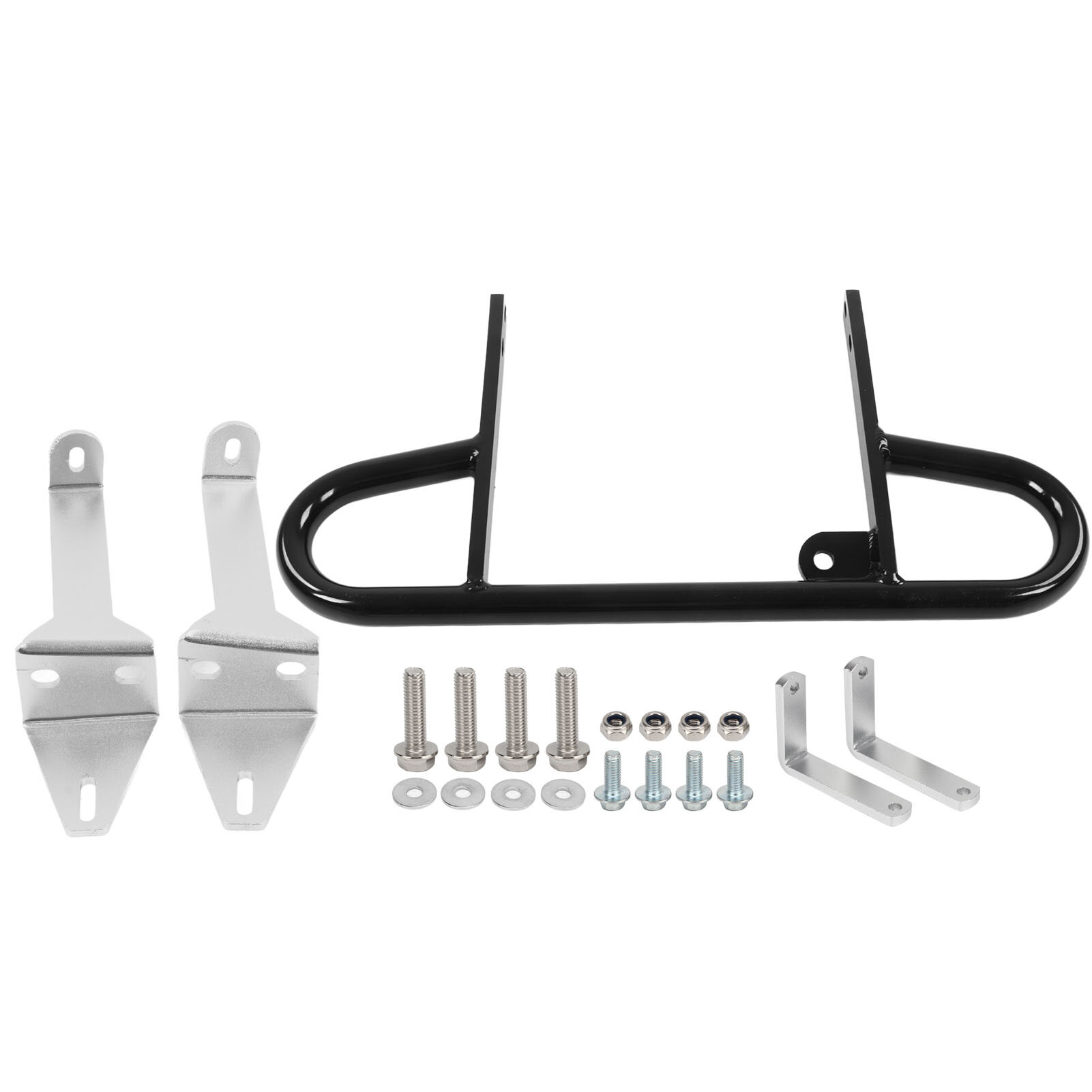 Задний широкий бампер для ATV с глянцевым черным покрытием, прочный и удобный захват, подходит для YFZ 450