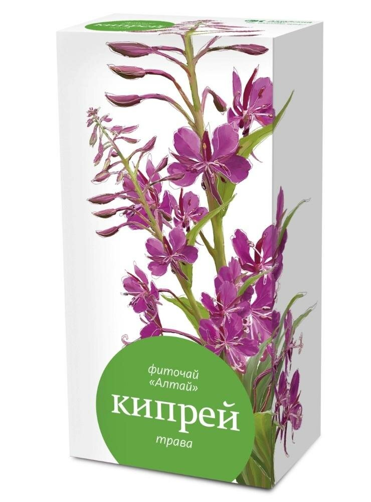 Чайный напиток Алтайский кедр "Кипрей", Фито, трава, 20 пакетиков