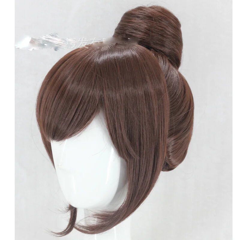 Overwatch Mei Косплей костюм зеленый L, wig only