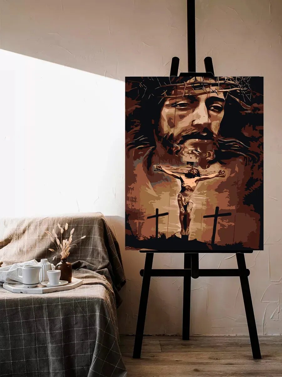 Картина по номерам Тинторетто Распятие Иисуса Христа Религия