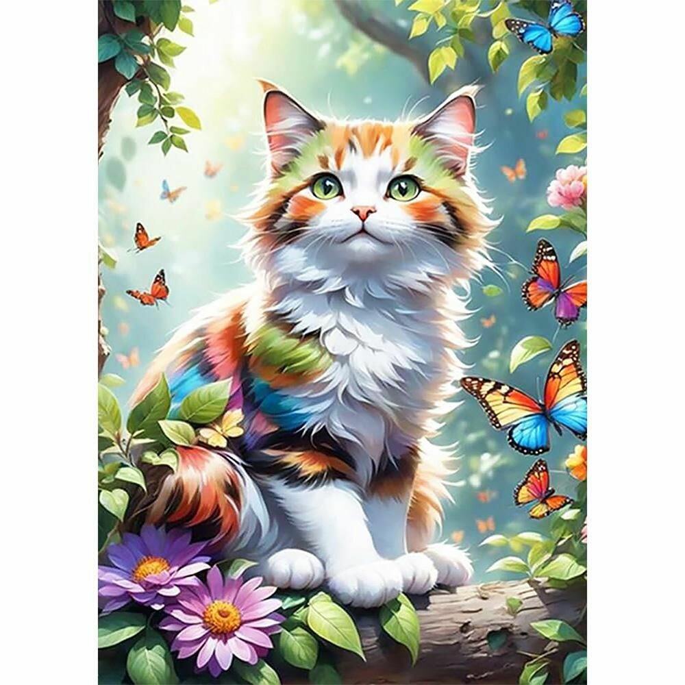 5D Бриллиантовая вышивка, котенок, DIY Creative Suite, узор внутренней стразы