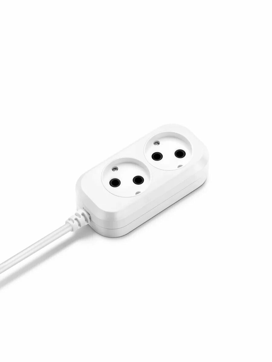 Сетевой удлинитель BU-PSL2.5/W 5м (2 розетки) белый
