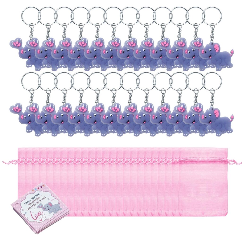 1 набор из 24 предметов, тематический набор для оформления сцены крещения на день рождения в стиле слона