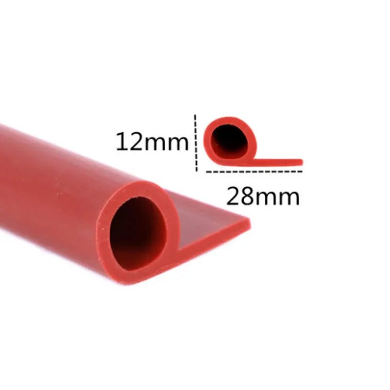 Силиконовые уплотнители для духовки красные 9 форм 8x12x28mm