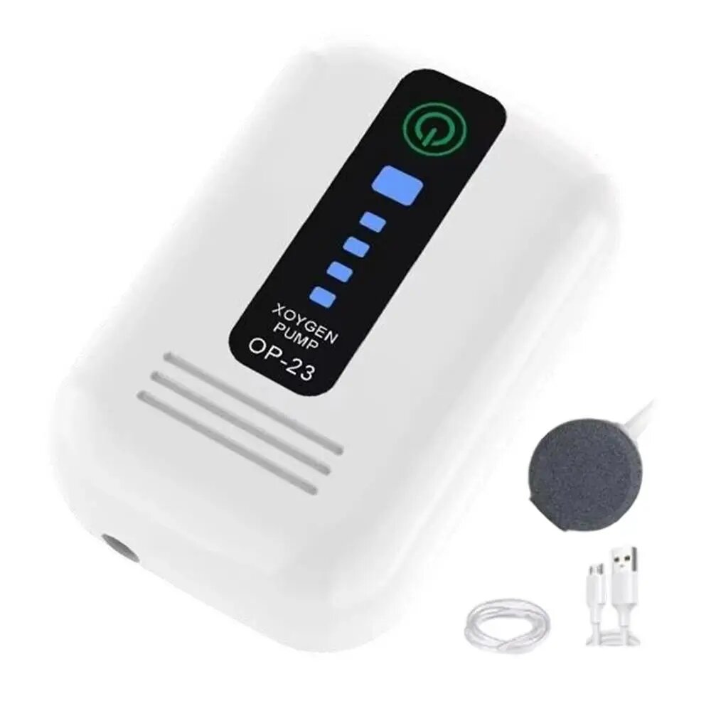 Аквариумный компрессор USB 2600 мАч