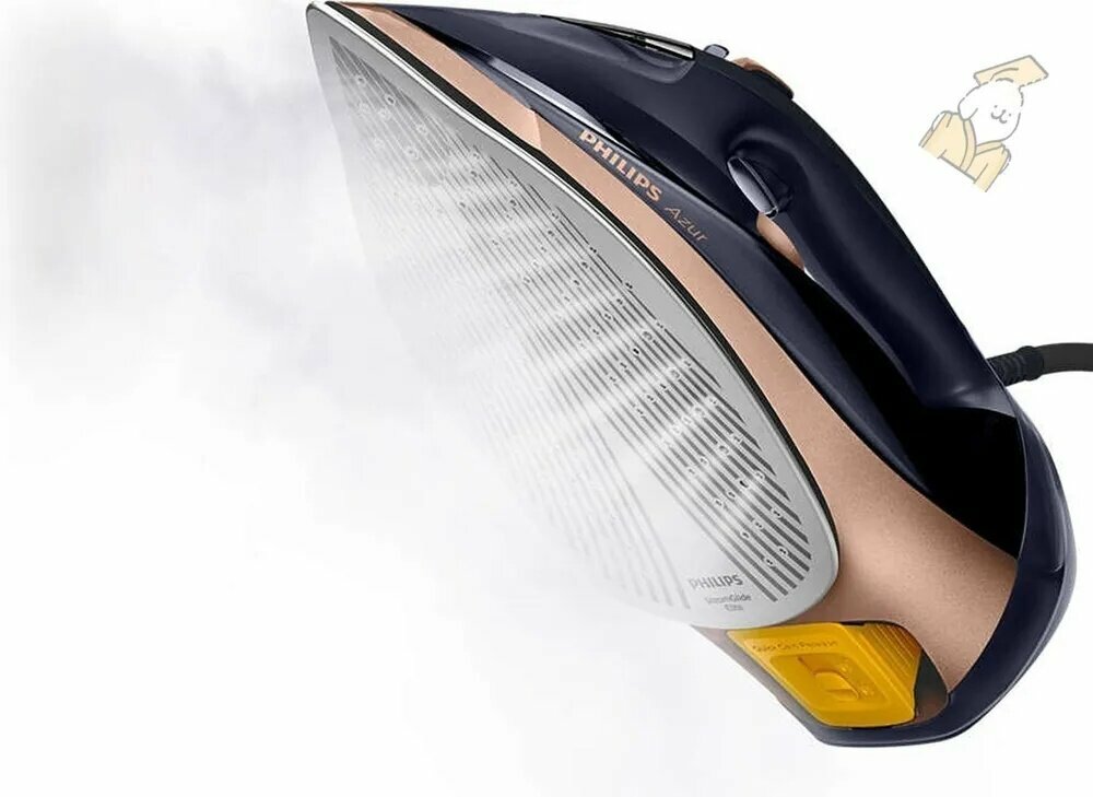 Утюг паровой Philips Azur GC4909/60, паровой удар 250 г/мин, царапиноустойчивая подошва