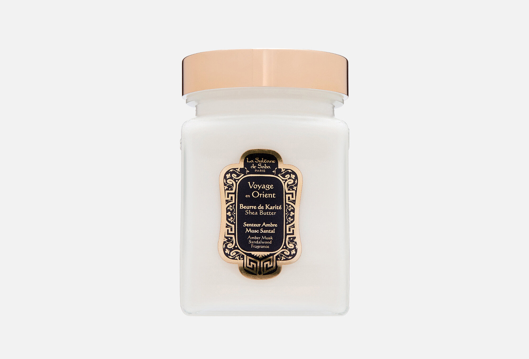 Масло карите для тела и волос LA SULTANE DE SABA BEURRE DE KARITE AMBER MUSK SANDALWOOD