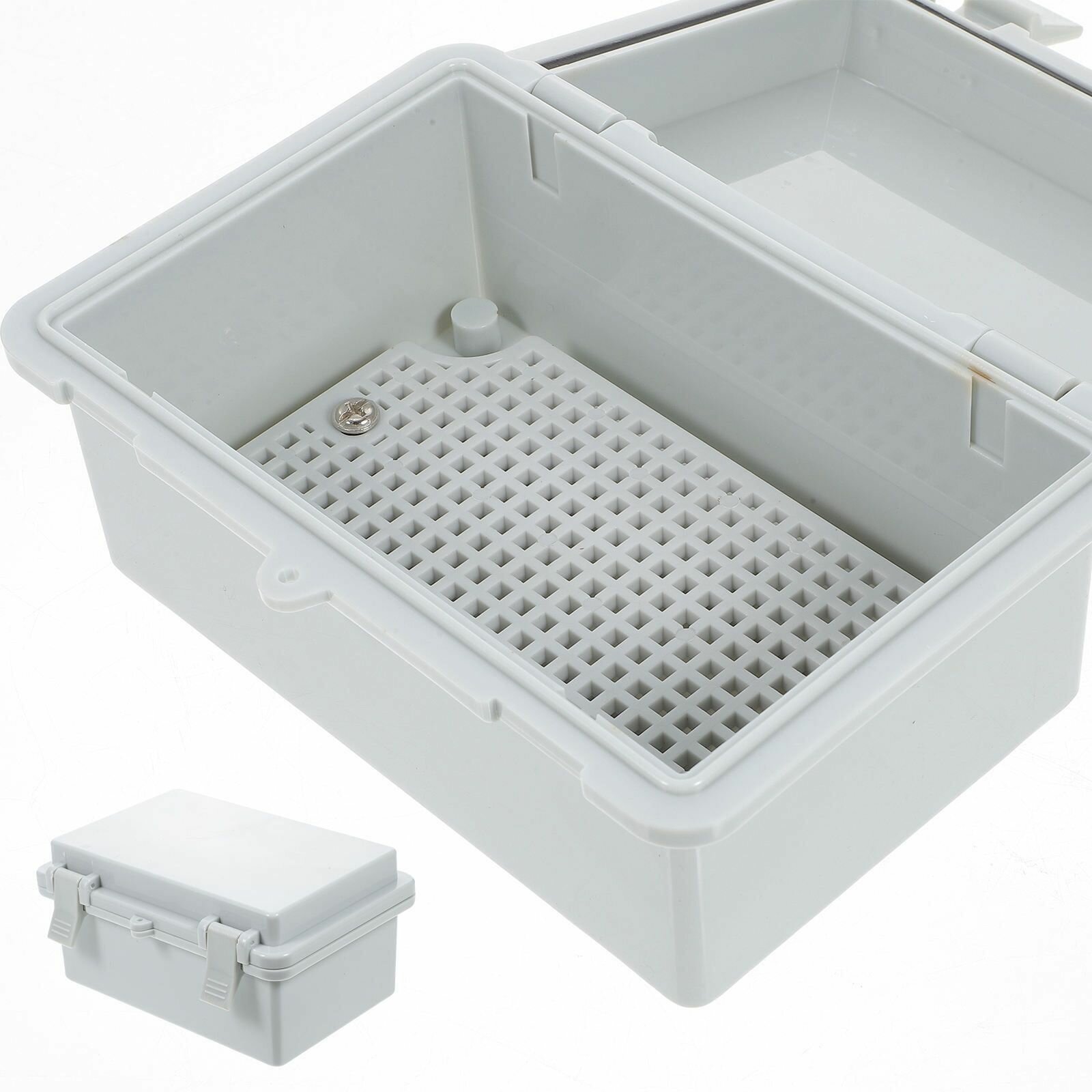 Водонепроницаемая Электрическая Коробка Для Улицы Белого Цвета 15X10X7Cm