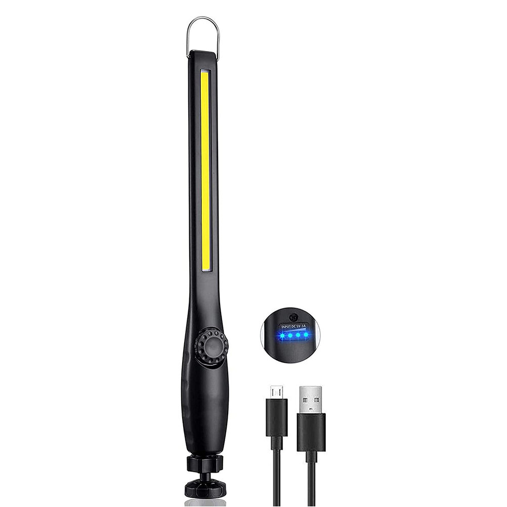 COB-лампы для осмотра автомобилей, с магнитным креплением, USB-зарядкой, светодиодные портативные фонари для ремонта автомобилей, для домашней мастерской и аварийных ситуаций.