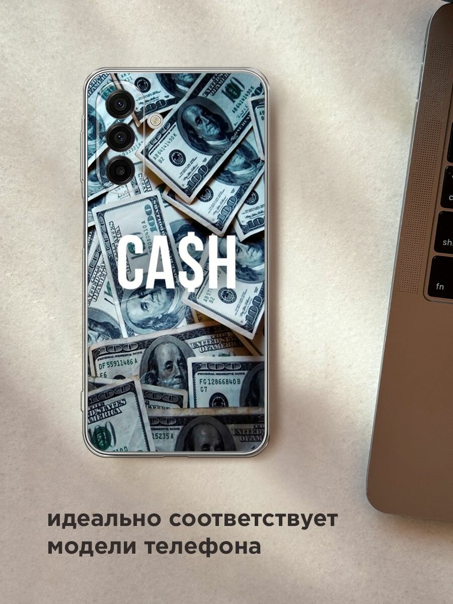Силиконовый чехол на Samsung Galaxy A17/A18 / Самсунг А17/А18 с принтом "Cash" — фото 1
