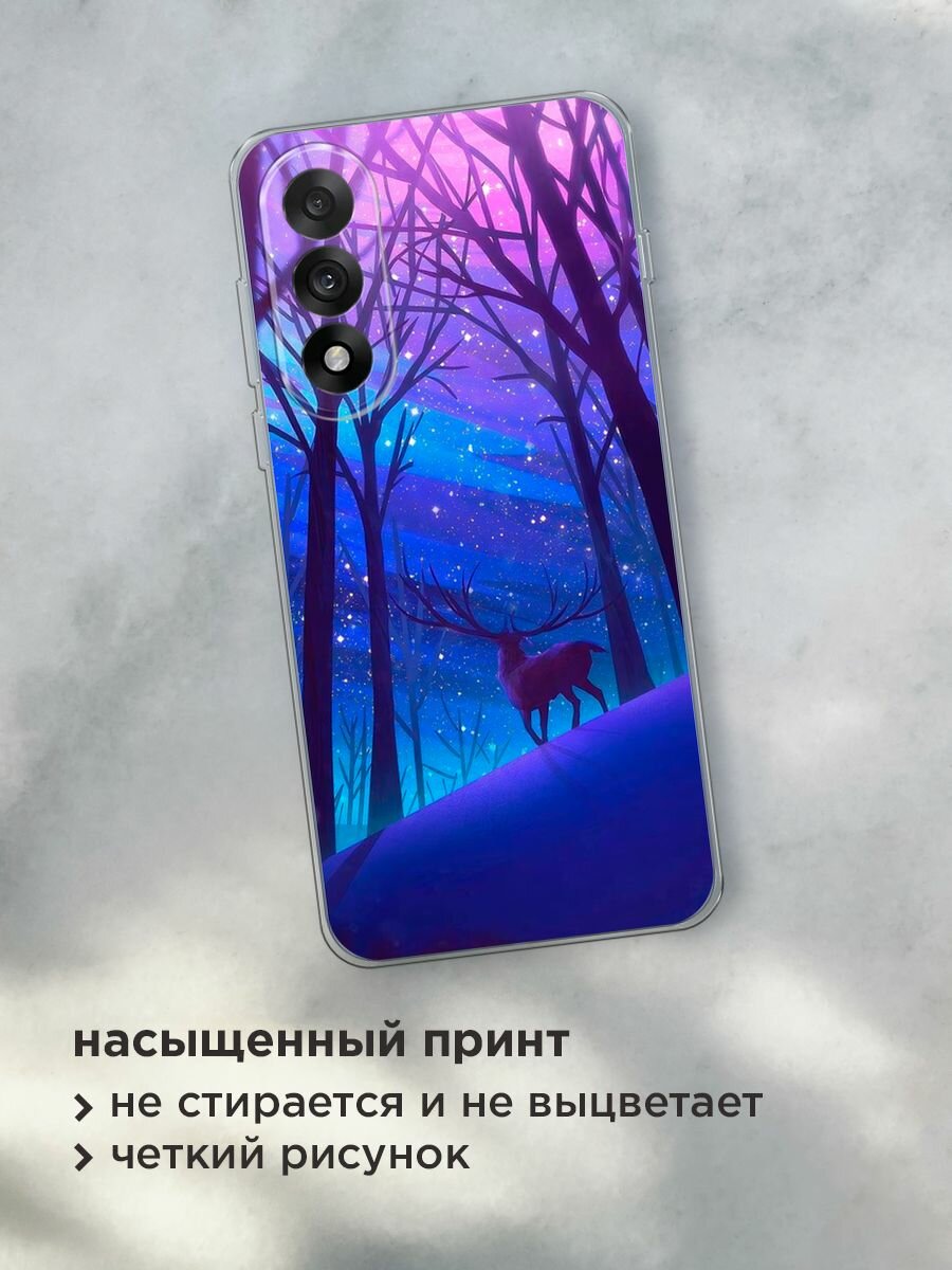 Чехол на OnePlus Nord 5 / Ван Плас Норд 5 с принтом "Северный олень" — фото 1