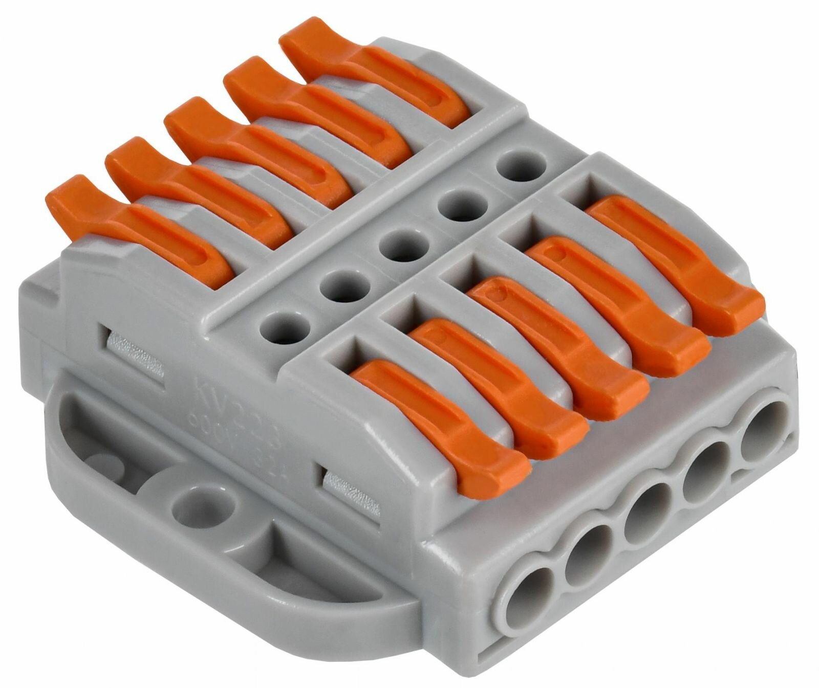 Клеммы строительно-монтажные IEK СМК 222-4155P, проходная с площадкой 50 шт упаковка