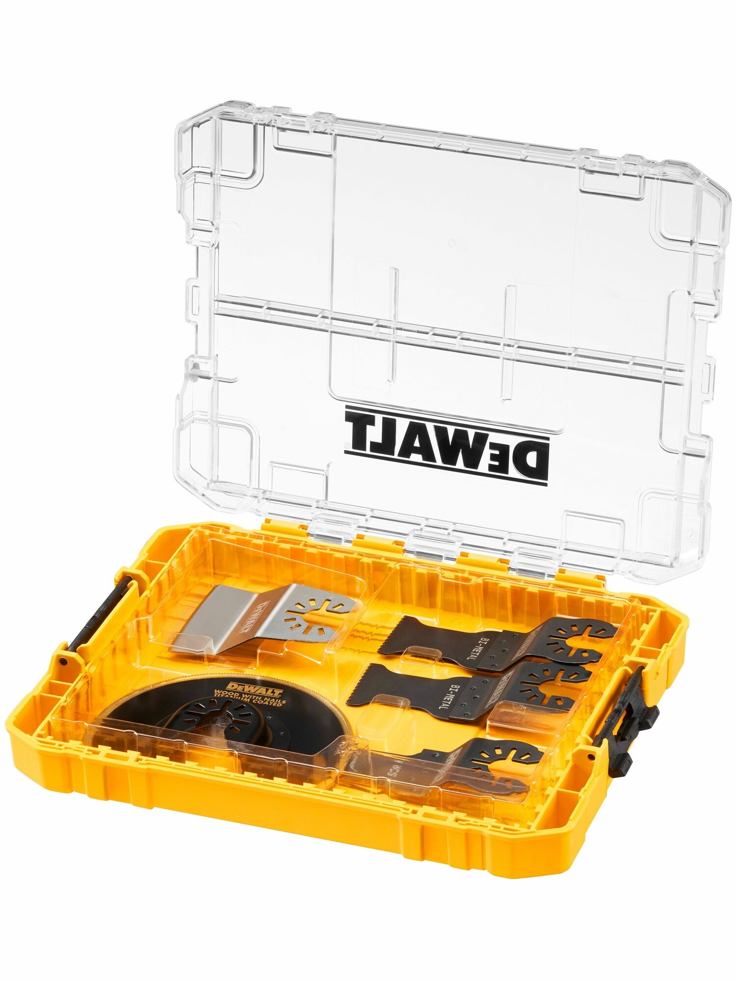 Набор пильных полотен DEWALT DT20761, для реноватора, 5 шт, в кейсе