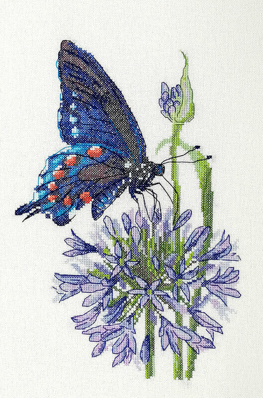 Набор для вышивания Марья Искусница "Синий махаон", Арт. 03.015.19