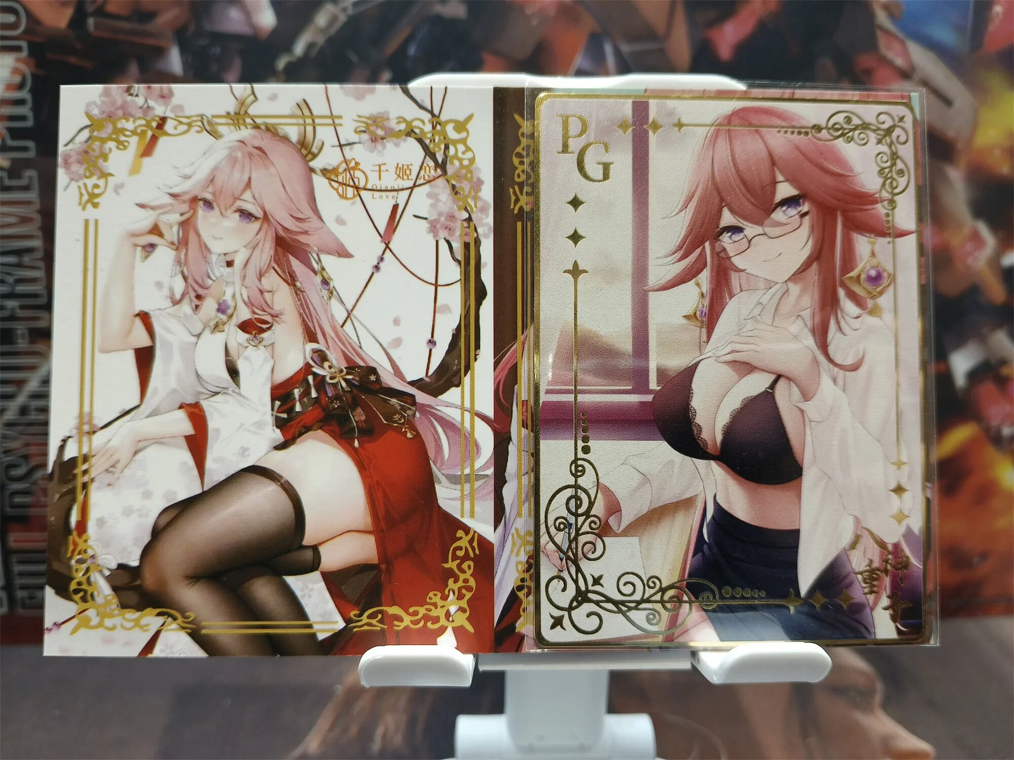 Коллекционные карты Bandai ACG Goddess Story, Розовый